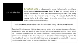 Evolution Mine Launches 4/20 & 4/22 | PPT