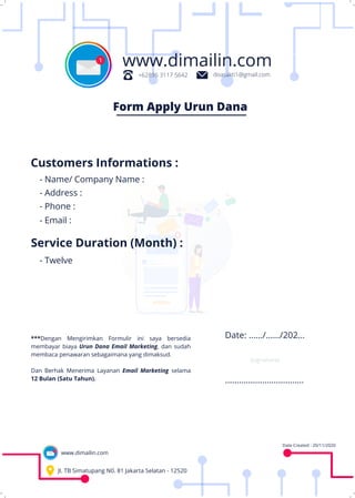 Email Marketing - Urun Dana | PDF