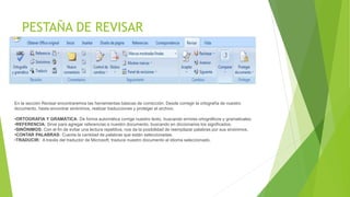 Herramientas de word y sus funciones | PPTX