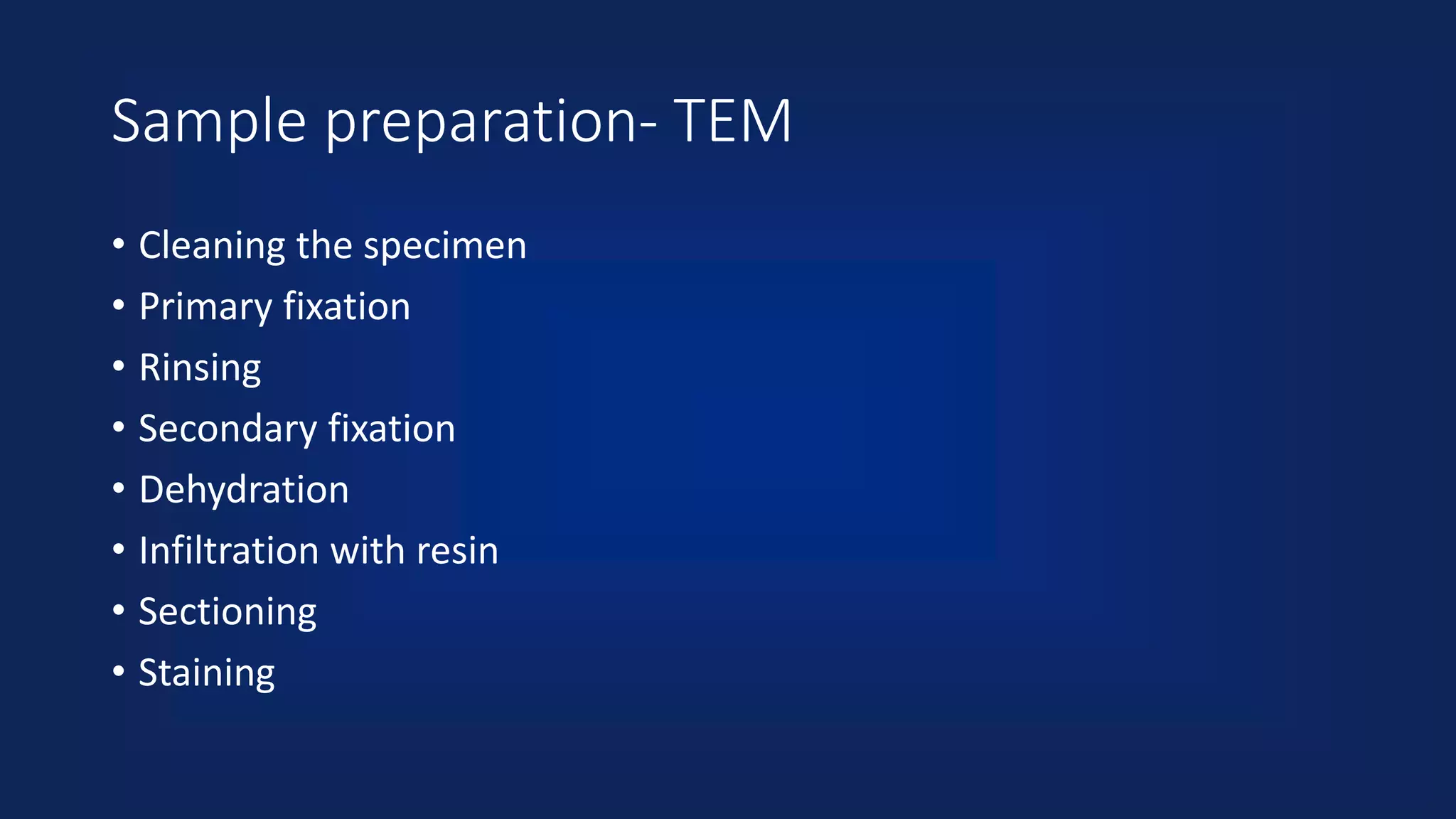 Specimen Preperation for Electron Microscope .pptx