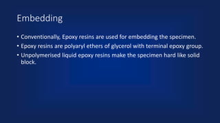 Specimen Preperation for Electron Microscope .pptx