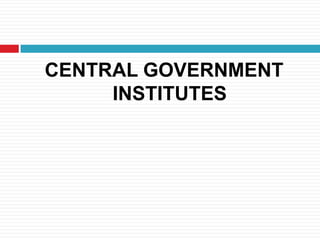 institutional support in Entrepreneurship | PPTX