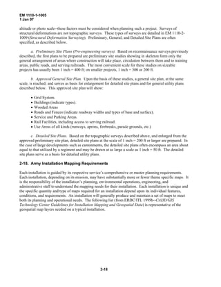 Em 1110 1-1005 control and topographic surveying | PDF