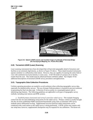 Em 1110 1-1005 control and topographic surveying | PDF