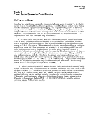 Em 1110 1-1005 control and topographic surveying | PDF