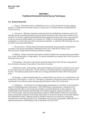 Em 1110 1-1005 control and topographic surveying | PDF