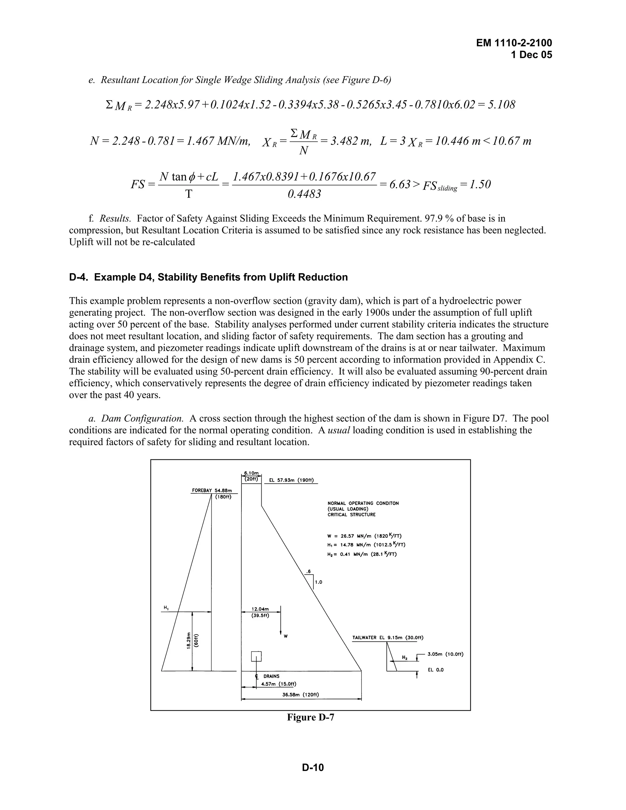 EM_1110-2-2100 STABILITY ANALYSIS OF CONCRETE STRUCTURES | PDF