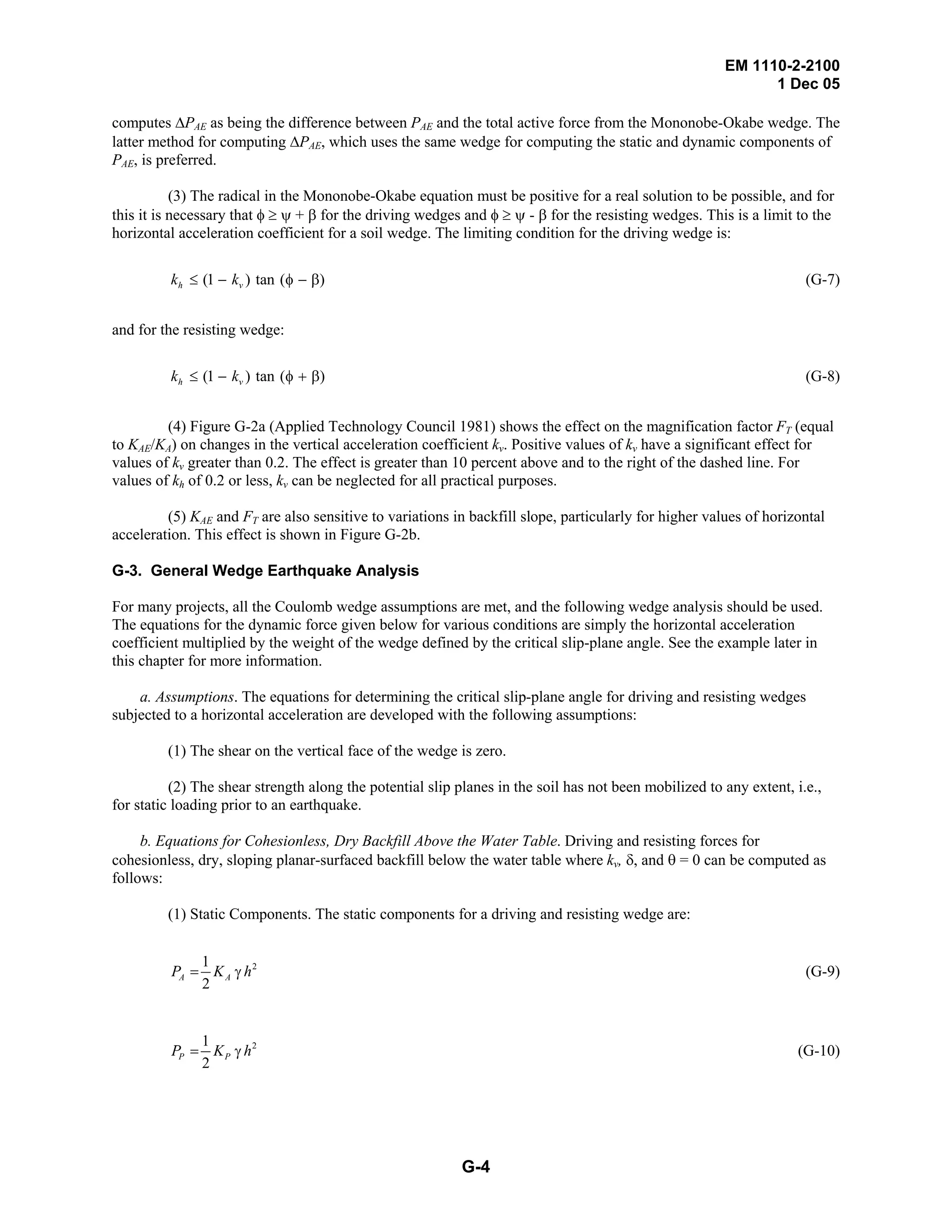 EM_1110-2-2100 STABILITY ANALYSIS OF CONCRETE STRUCTURES | PDF