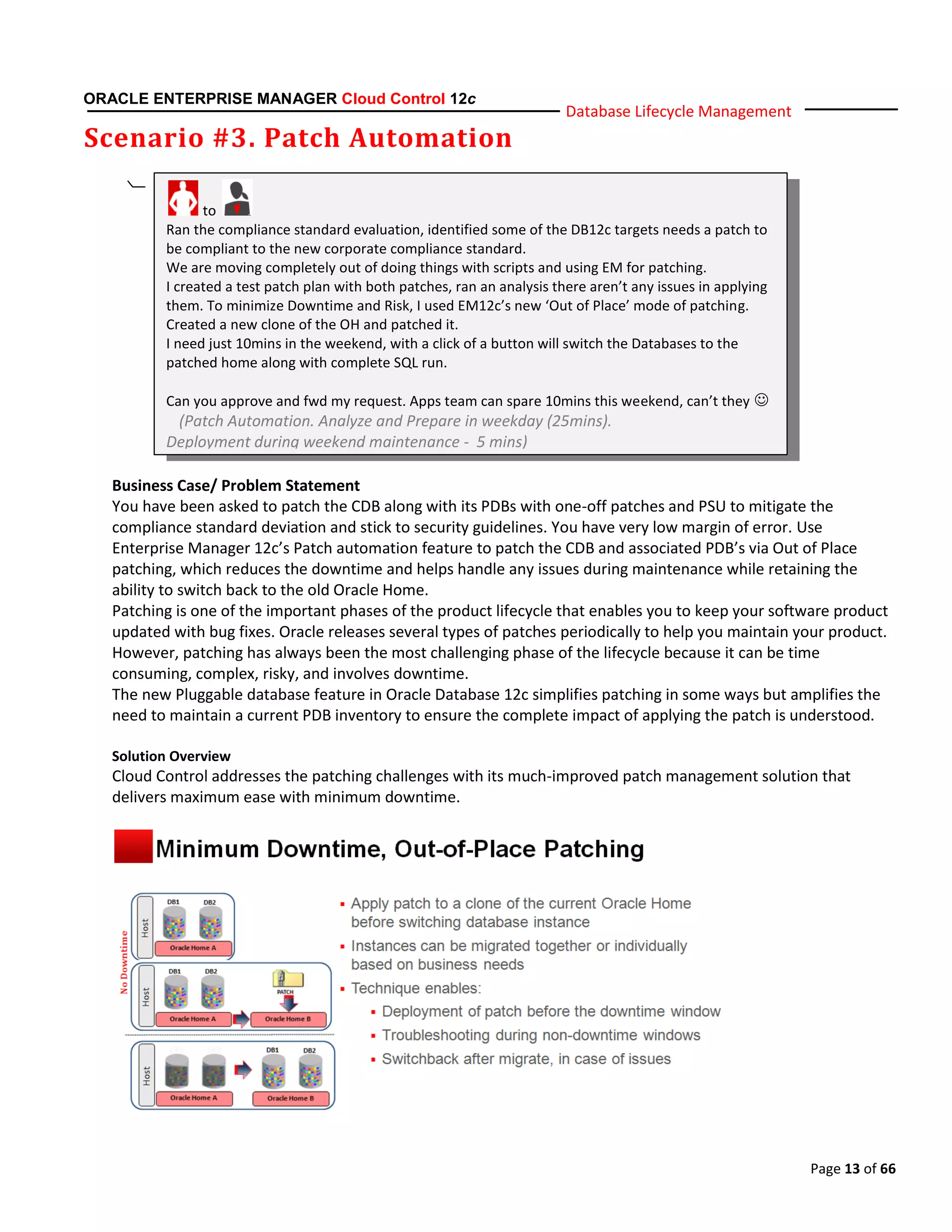 Database Lifecycle Management and Cloud Management - Hands on Lab (OOW2014) | PDF | Databases ...