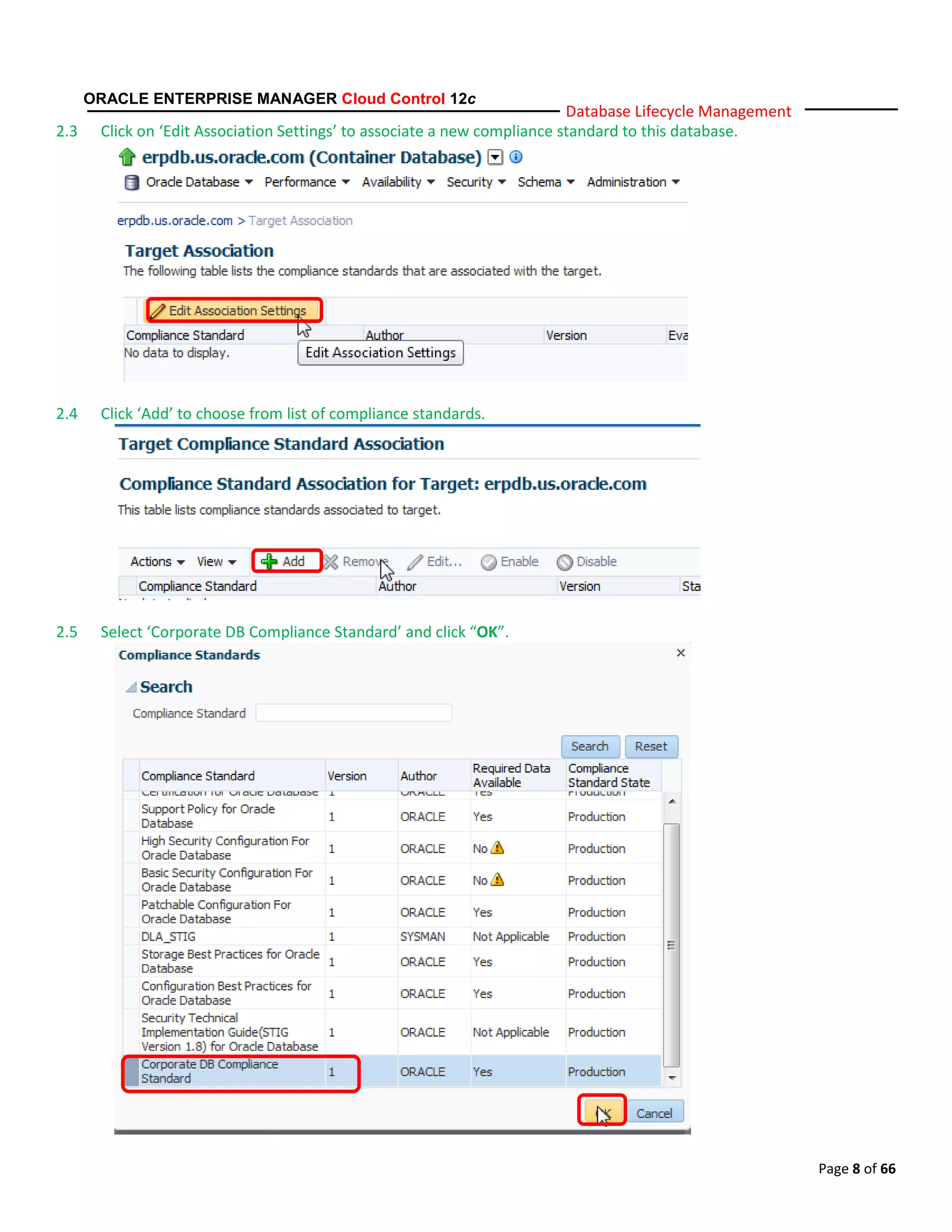 Database Lifecycle Management and Cloud Management - Hands on Lab (OOW2014) | PDF | Databases ...