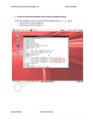 Oracle Enterprise manager 13c Installation | PDF | Operating Systems | Computer Software and ...