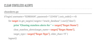 EM13c: Write Powerful Scripts with EMCLI | PDF