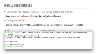 EM13c: Write Powerful Scripts with EMCLI | PDF