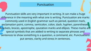 EM3-Punctuation Marks and Their Functions in Sentences | PPTX