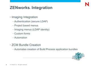 Windows 7 Deployment with Novell ZENworks Configuration Management and ENGL Imaging Toolkit | PDF