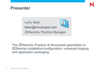 Rapid Deployment of Novell ZENworks Configuration Management | PDF