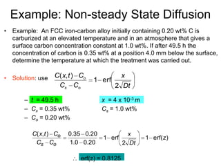 Em321 lesson 08a solutions ch5 - diffusion | PPTX | Chemistry | Science