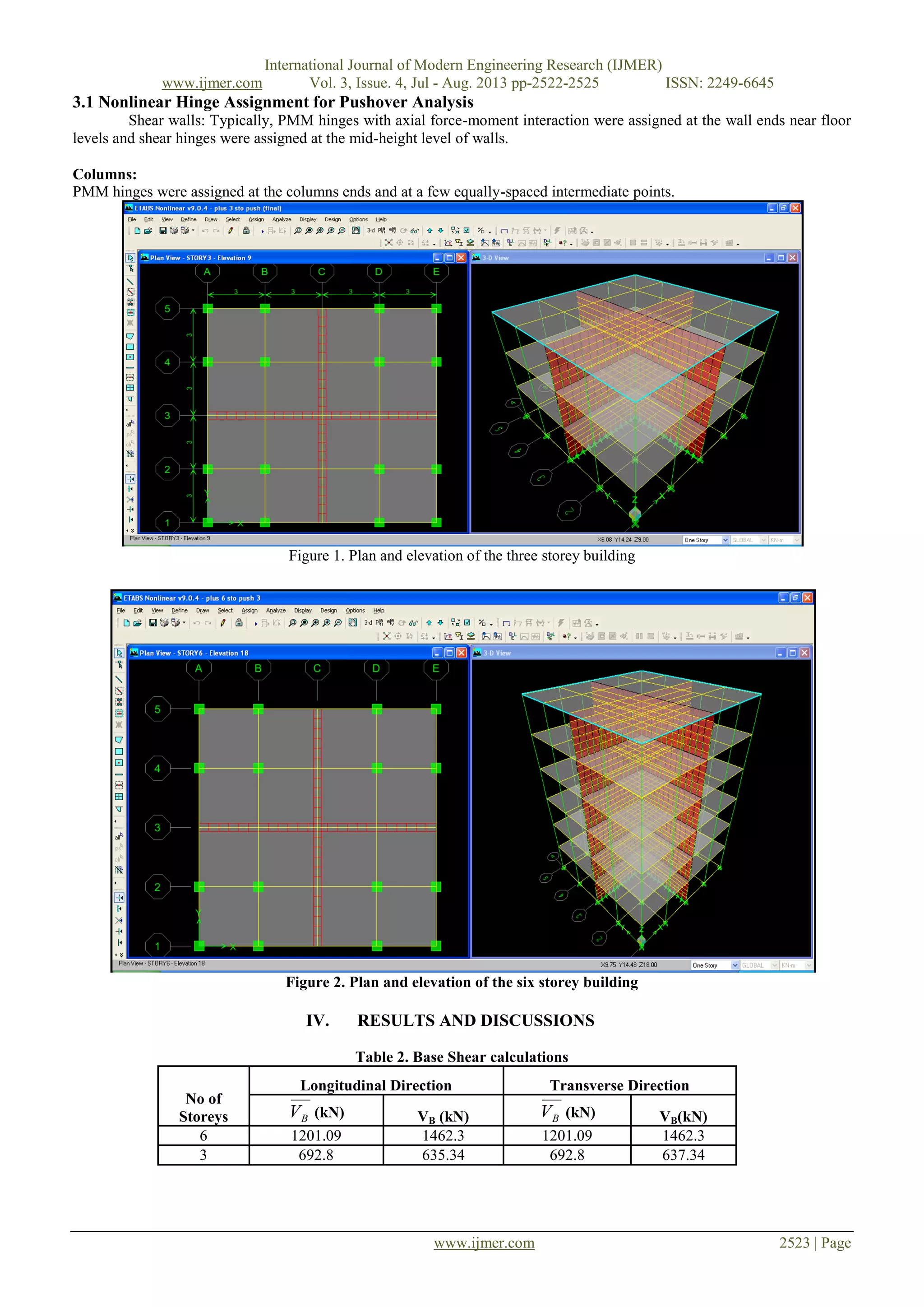 Performance Based Evaluation of Shear Walled RCC Building by Pushover Analysis | PDF | Civil ...