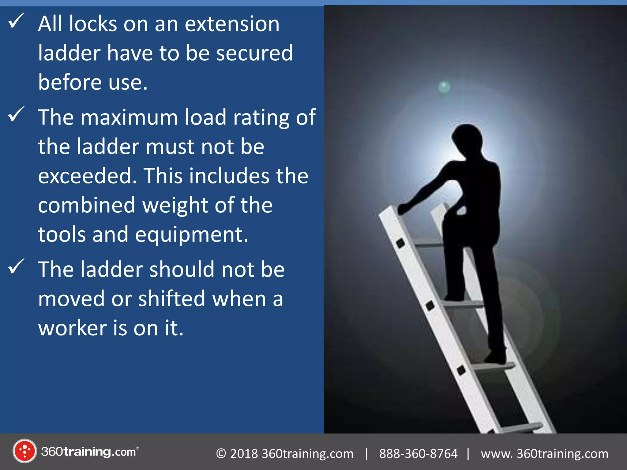 EM 385 Guide: Ladder Safety - Slideshow | PPTX