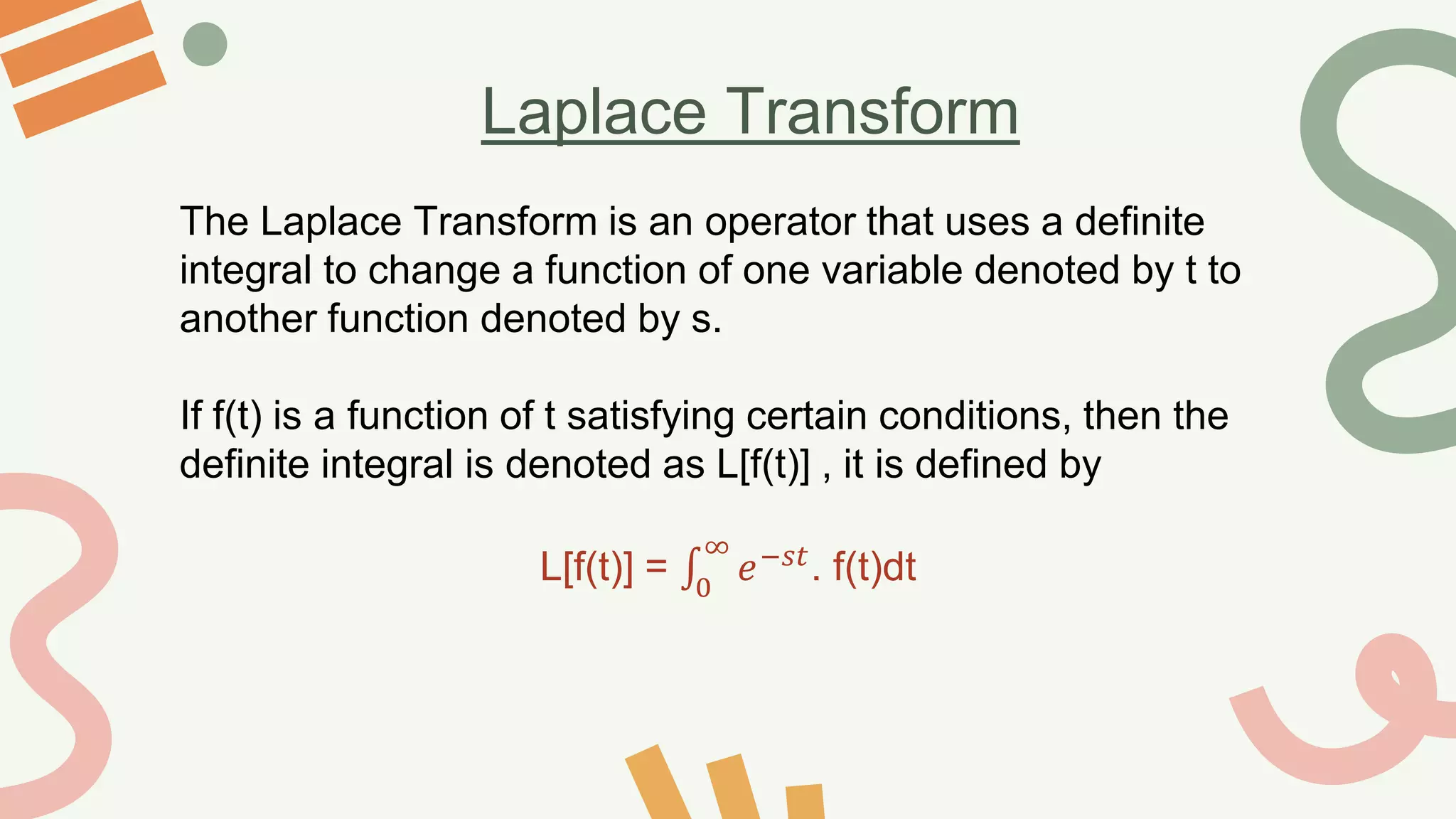 EM3 mini project Laplace Transform | PPTX