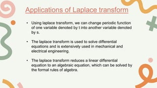 EM3 mini project Laplace Transform | PPTX