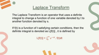 EM3 mini project Laplace Transform | PPTX