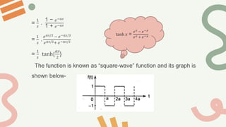 EM3 mini project Laplace Transform | PPTX