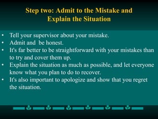 professional mistakes | PPT