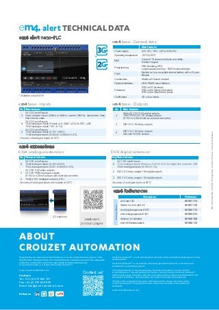 Crouzet Automation - em4 selection guide | PDF