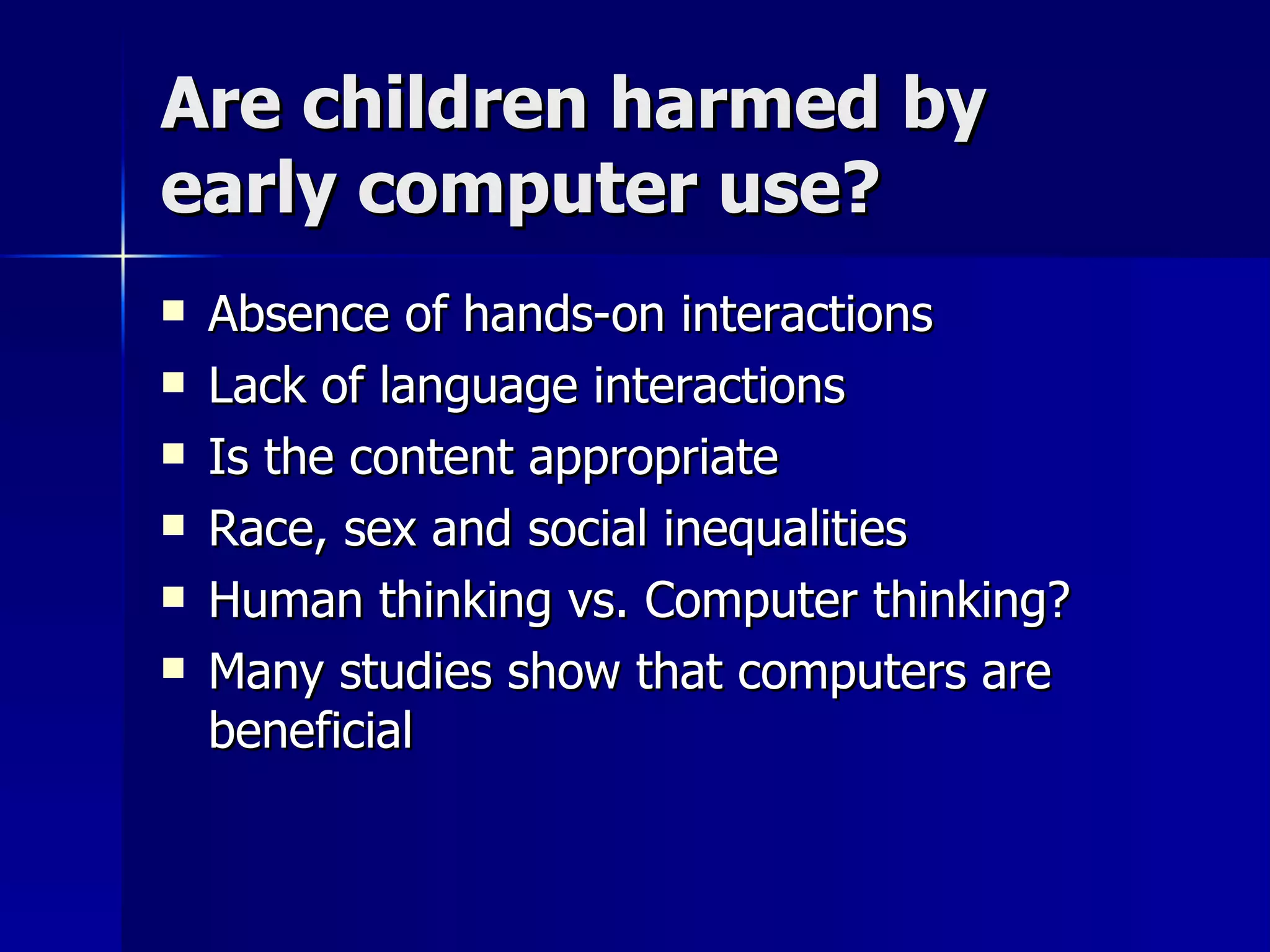 EM590 Children and Computer | PPT