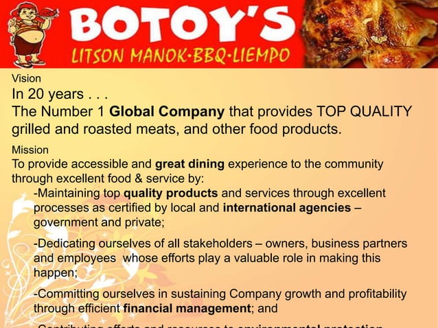 Botoy's Franchise | PPTX