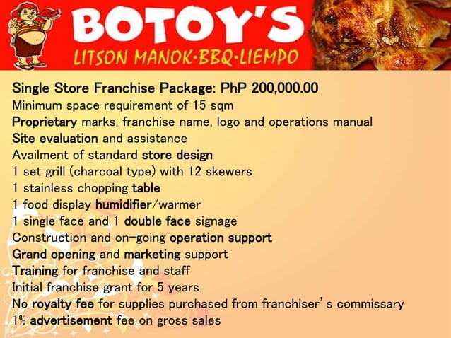 Botoy's Franchise | PPTX