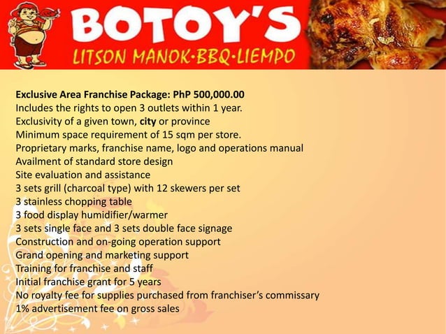 Botoy's Franchise | PPTX