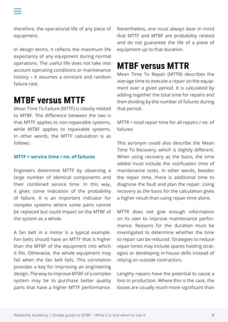 Simple guide to MTBF – What it is and when to use it | PDF