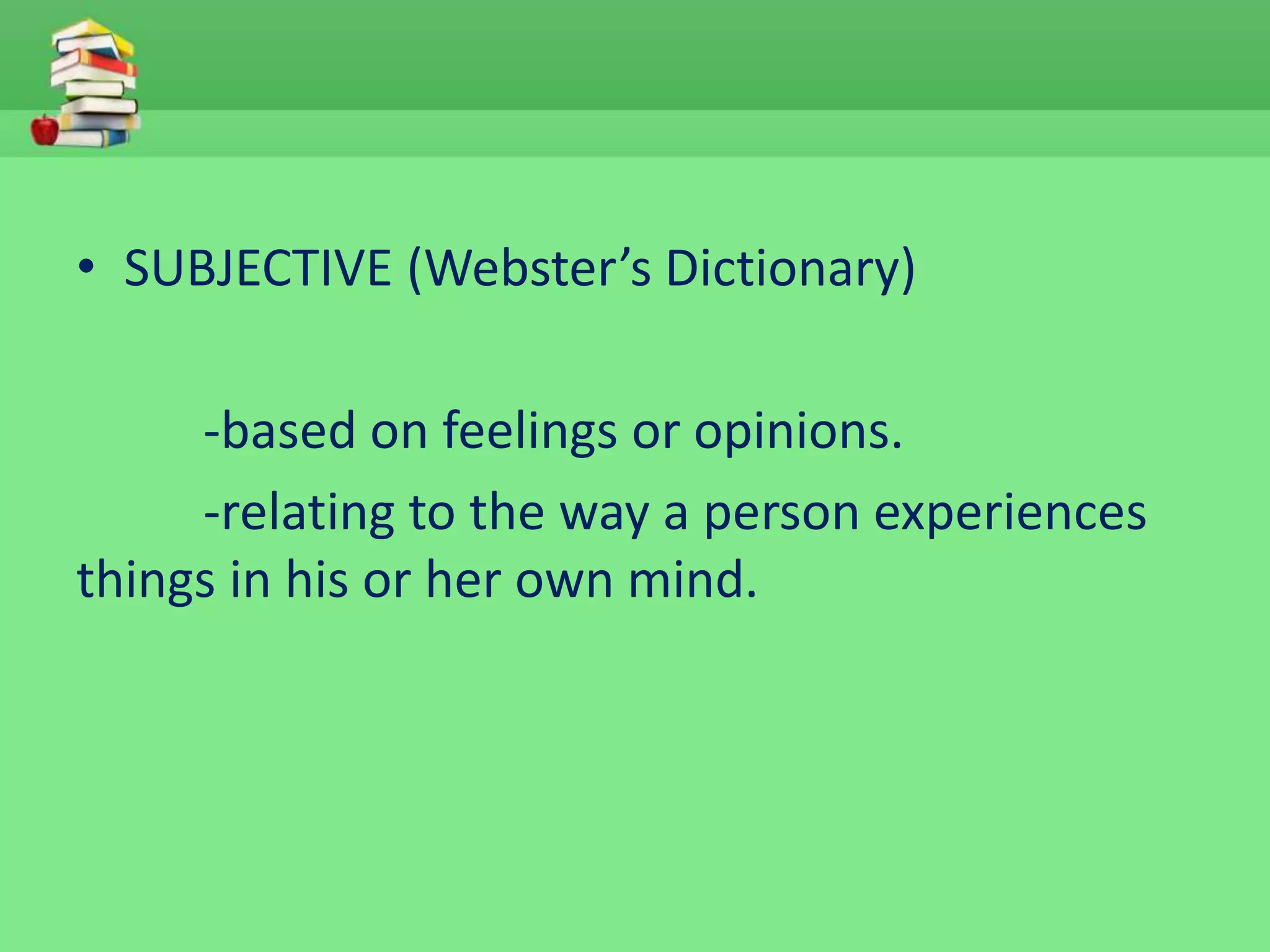 Em8 subjective approach to vocabulary ( sav ) | PPTX