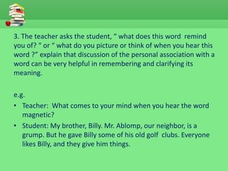 Em8 subjective approach to vocabulary ( sav ) | PPTX