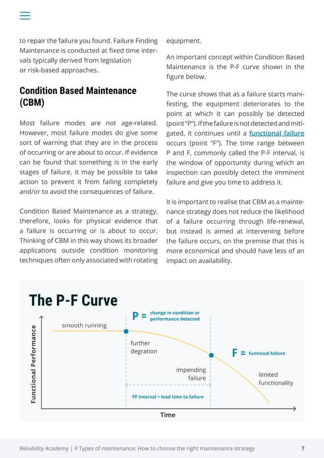 9 Types of maintenance: How to choose the right maintenance strategy | PDF