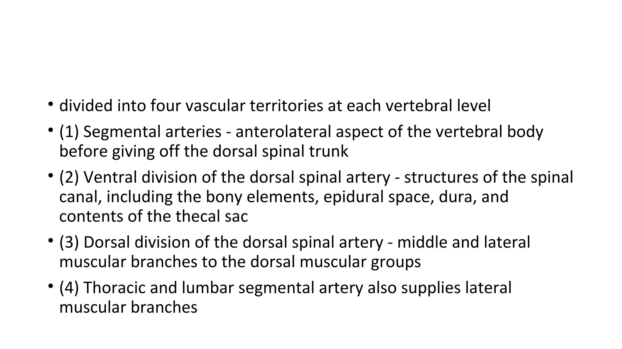 Vascular Anatomy of Spinal Cord | PPT