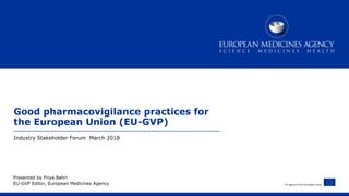 PRESENTATION ON GOOD PHARMACOVIGILANCE PRACTICE | PPT
