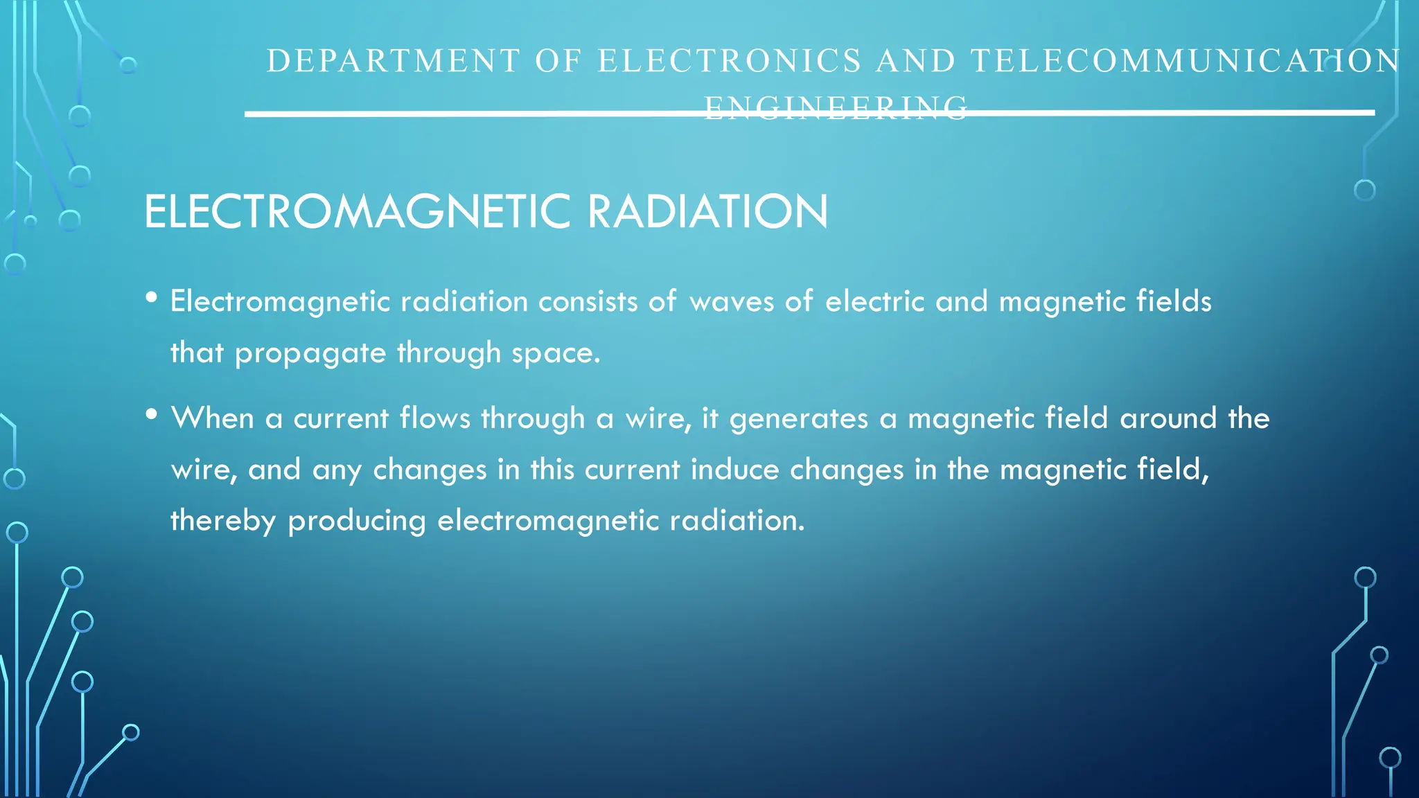 Radiation Mechanism in single wire source antenna | PPTX