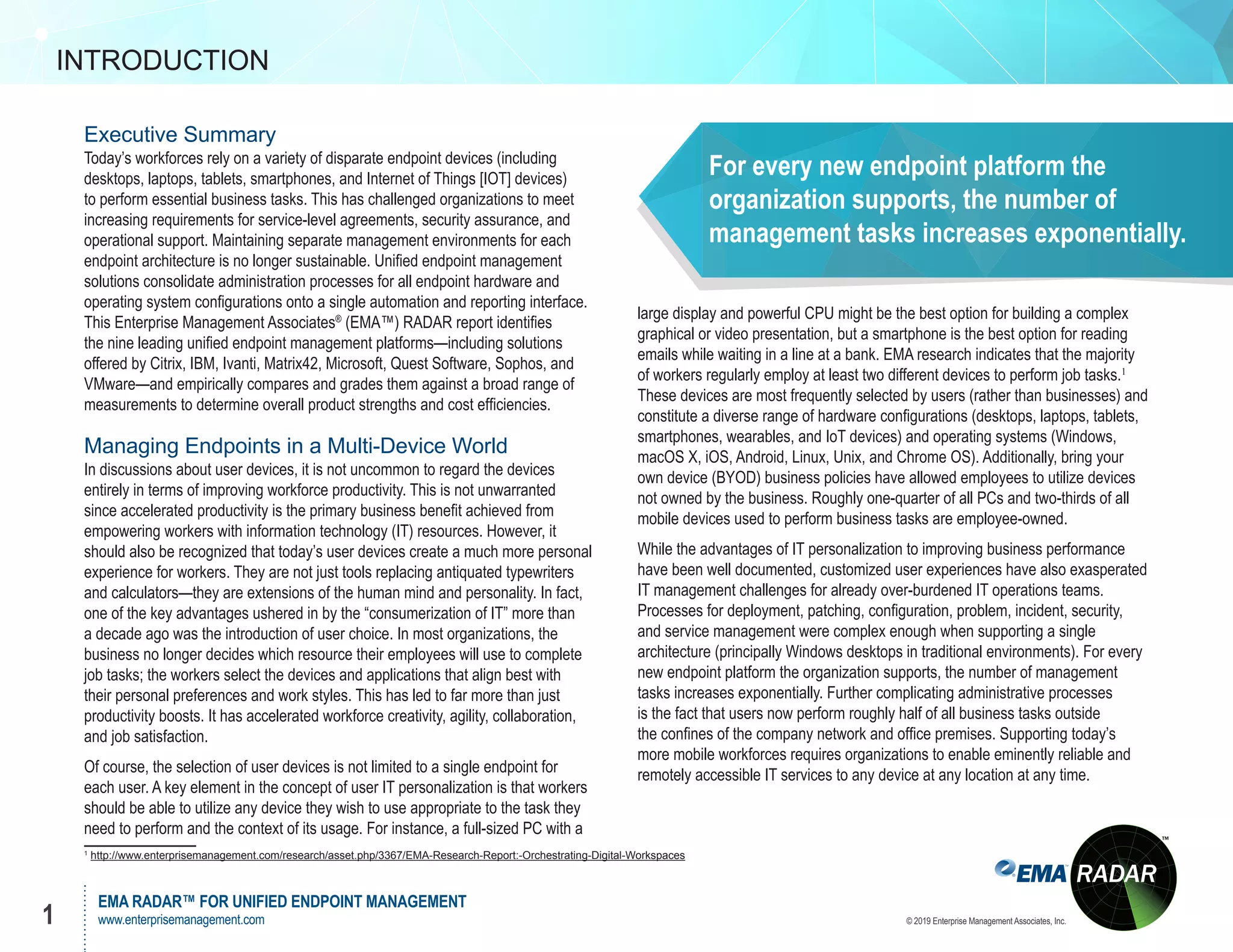 IBM MaaS360 being recognized as a leader in yet another UEM research ...