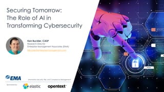 Securing Tomorrow: The Role of AI in Transforming Cybersecurity | PDF