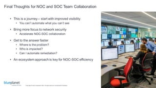 Building a Foundation for NetSecOps Partnerships with Network Automation | PPT