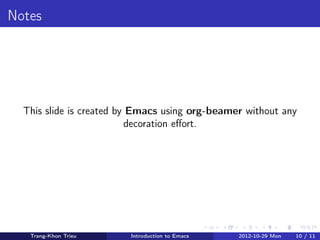 Emacs intro | PDF | Programming Languages | Computing
