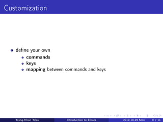 Emacs intro | PDF | Programming Languages | Computing