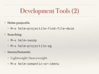 Emacs talk | PDF | Programming Languages | Computing