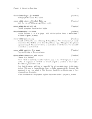 Emacs Wiki | PDF