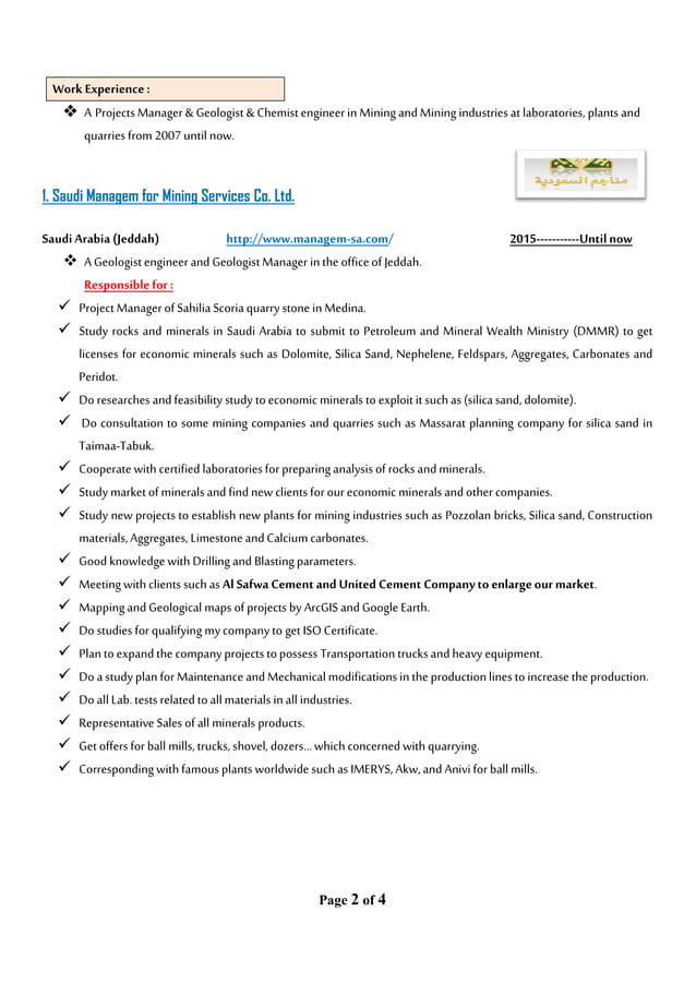 Emad cv en | PDF | Commodities | Economy