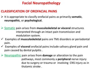 Facial neuropathology Maxillofacial Surgery | PPTX