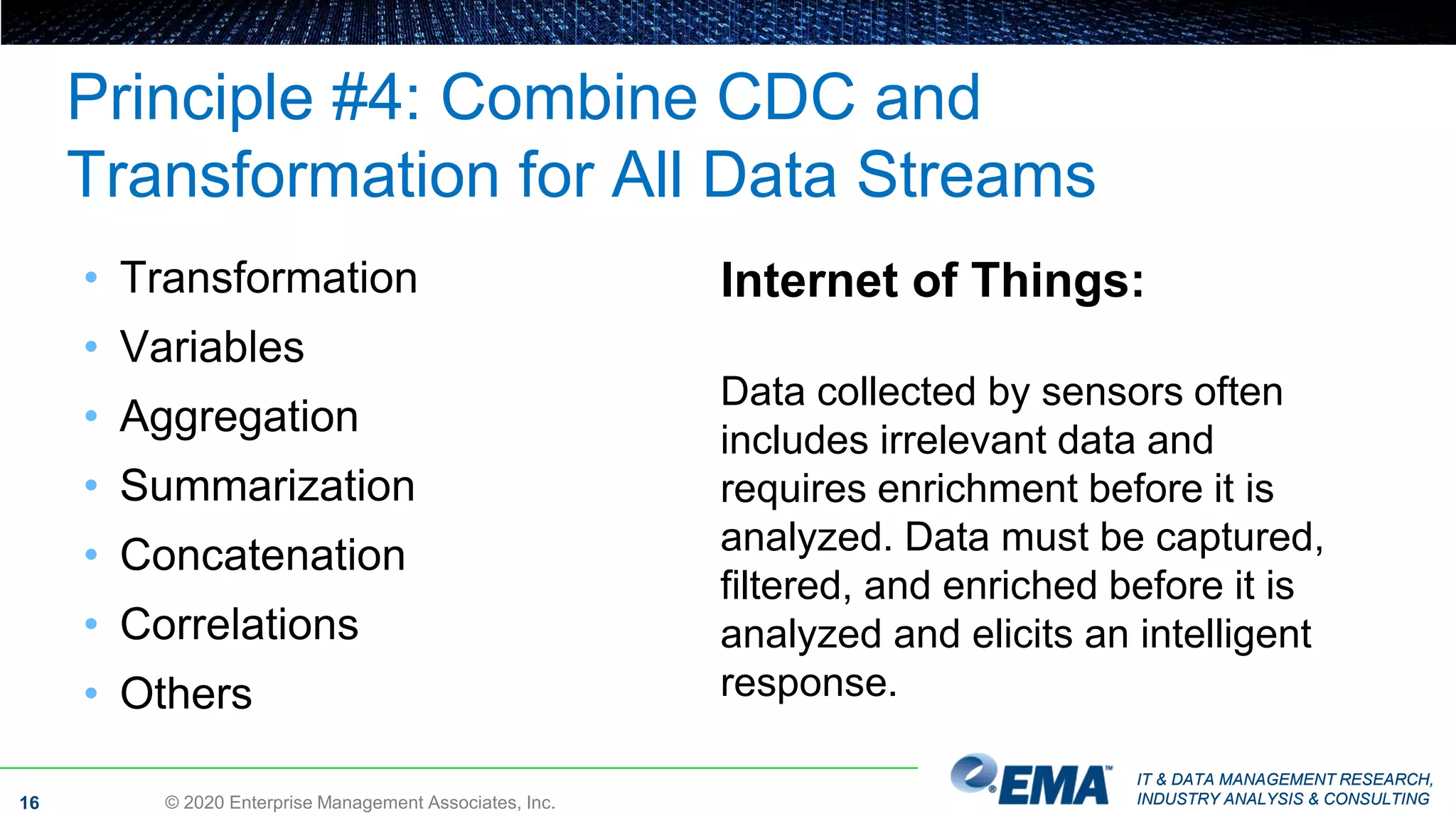 6 Principles of Modern Change Data Capture: How to Build Fast, Agile, Reliable Data Pipelines | PPT
